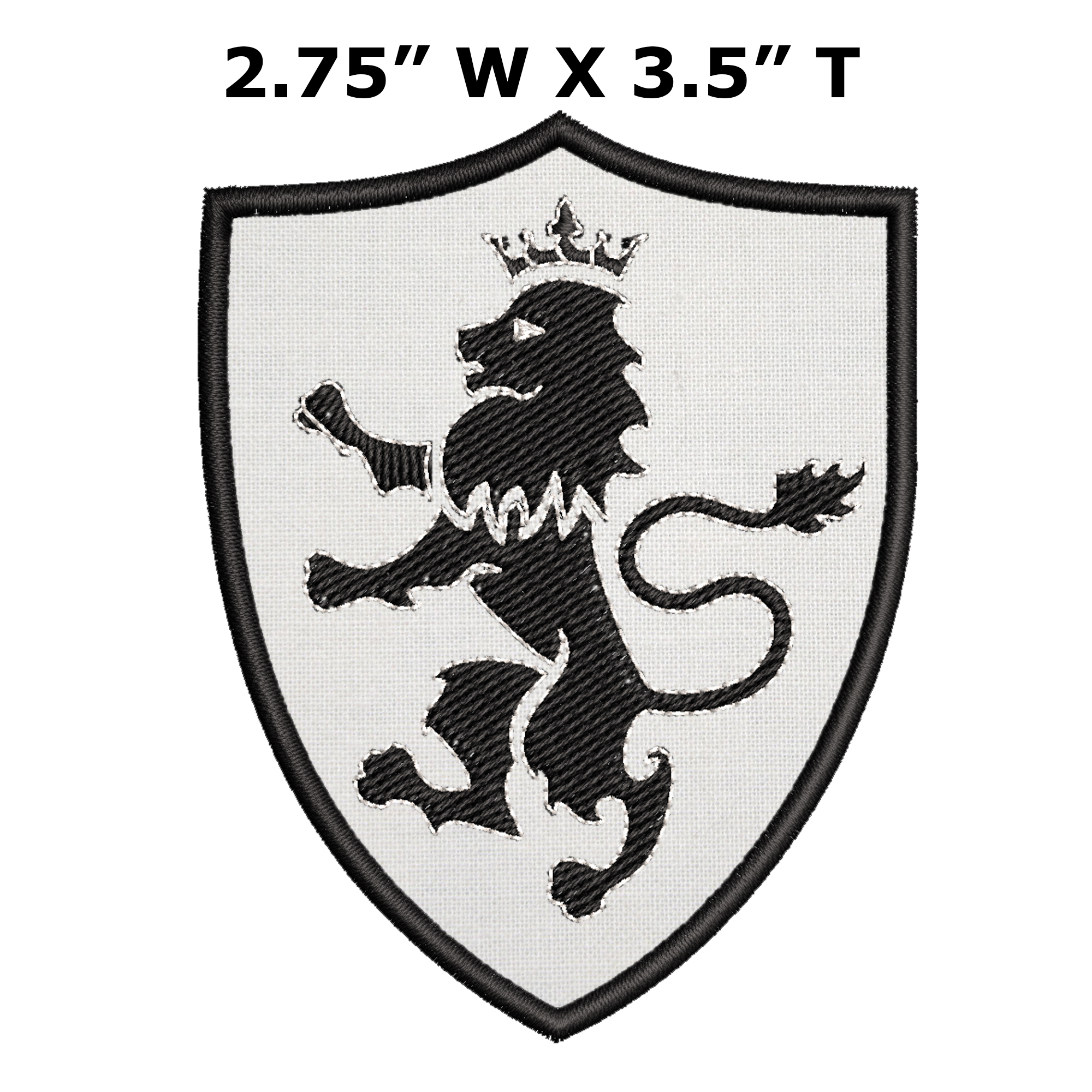 Chinese Dragon Medieval Coat of Arms Patch Embroidered Iron-On Applique ...